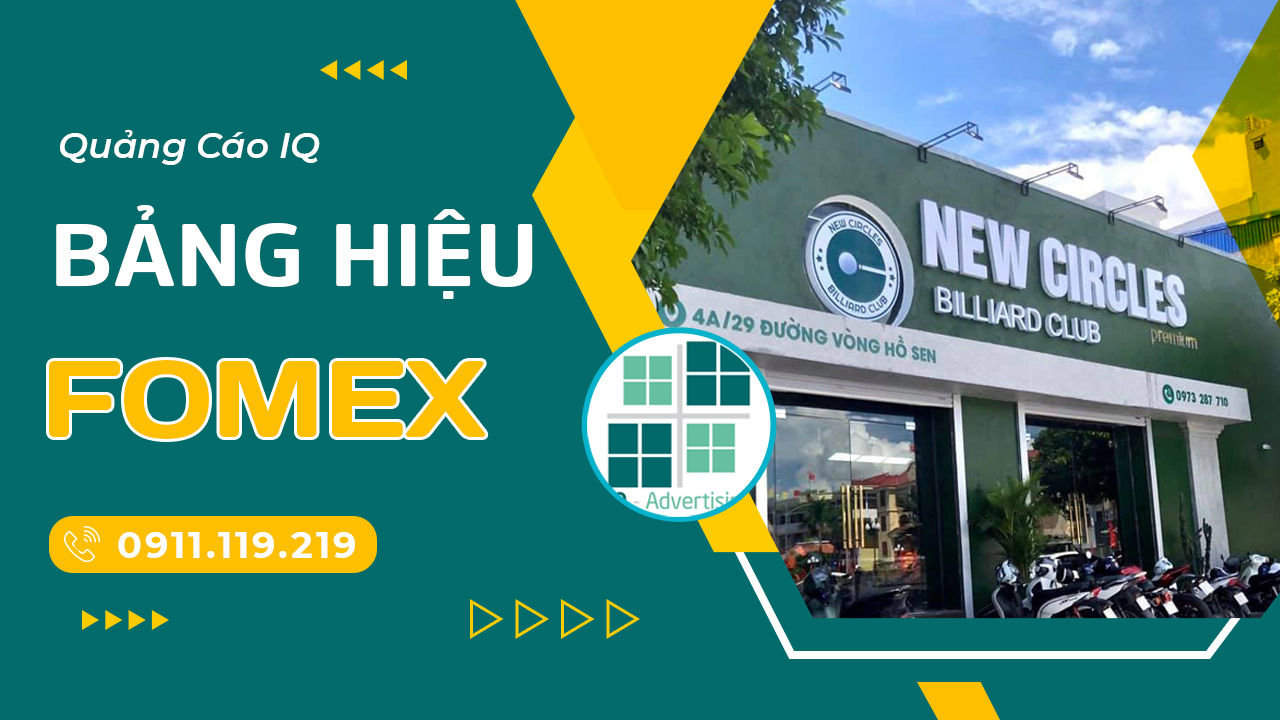 9 lưu ý khi làm biển quảng cáo Formex - Quảng Cáo IQ